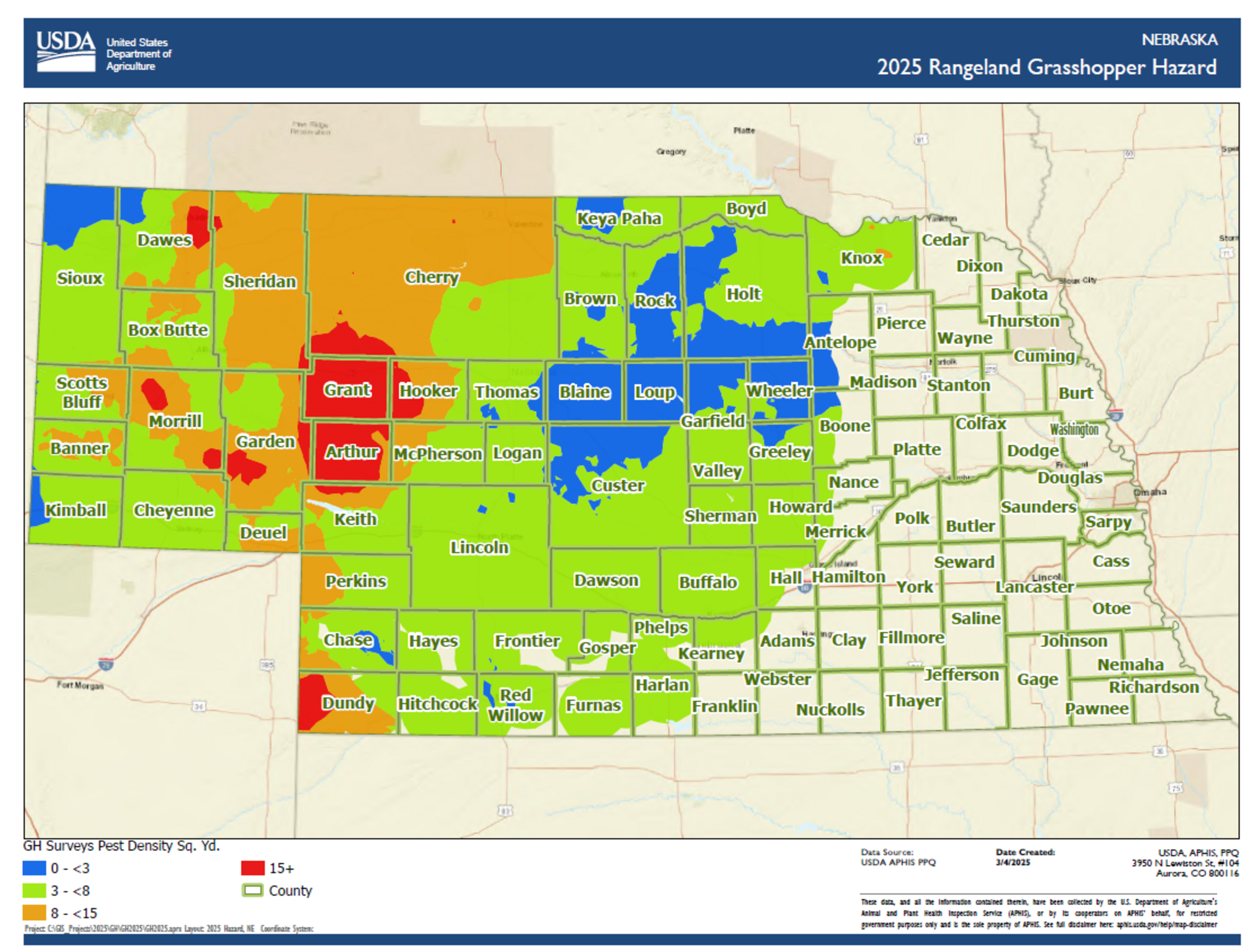 Rangeland Grasshoppers in 2025 | UNL Beef | Nebraska